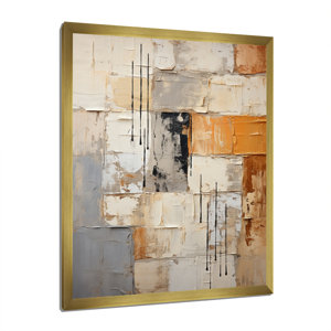 Ivy Bronx Abstraction I - Abstract Collages Wall Art | Wayfair