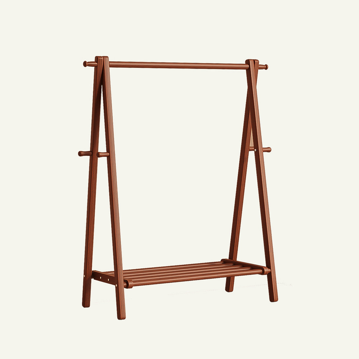 Recon Furniture 47.24'' Solid Wood Clothes Racks /Garment Racks | Wayfair