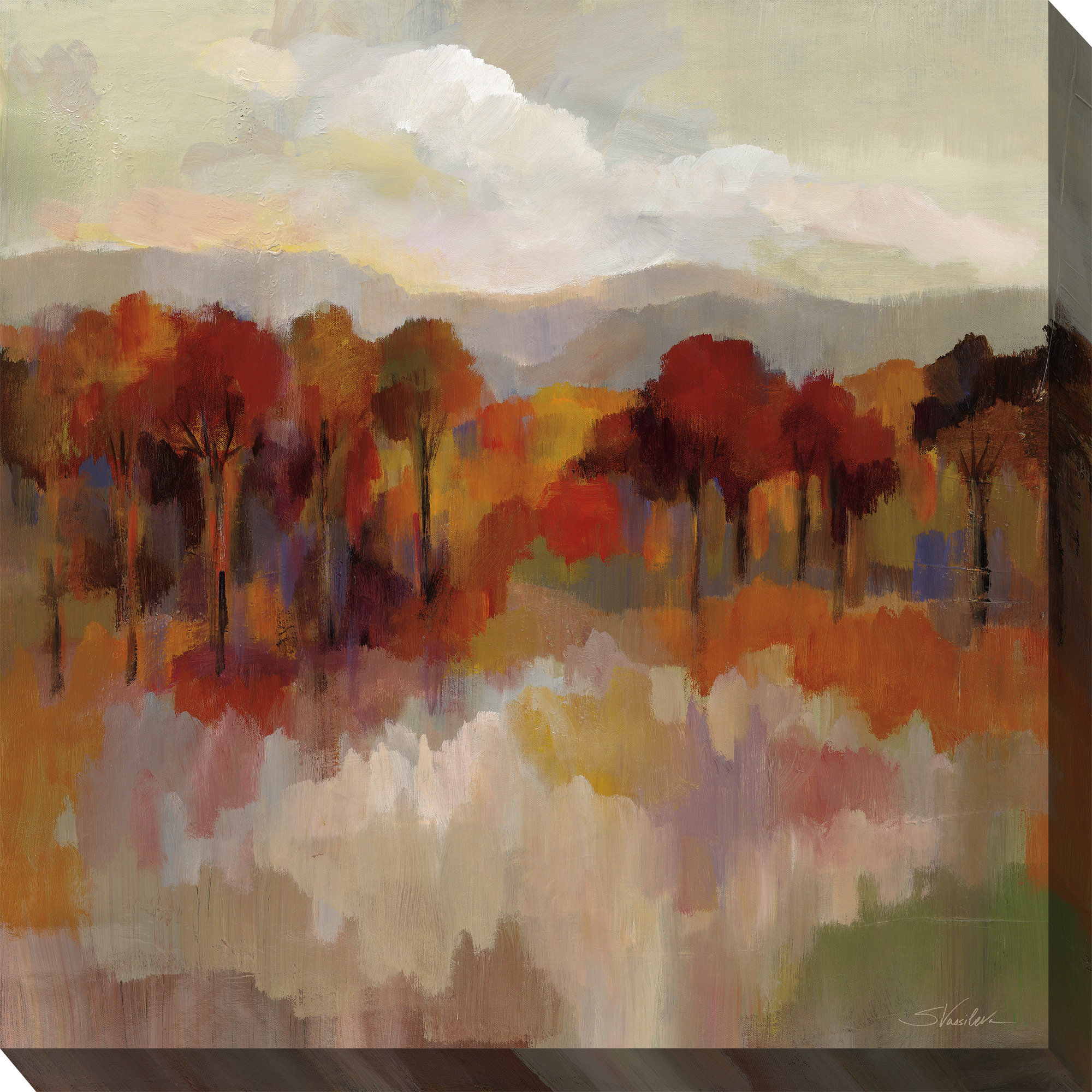 Millwood Pines Forest In Fall All Weather Outdoor Art | Wayfair