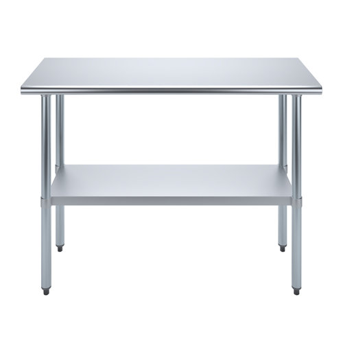 Amgood Stainless Steel Top Workbench & Reviews | Wayfair