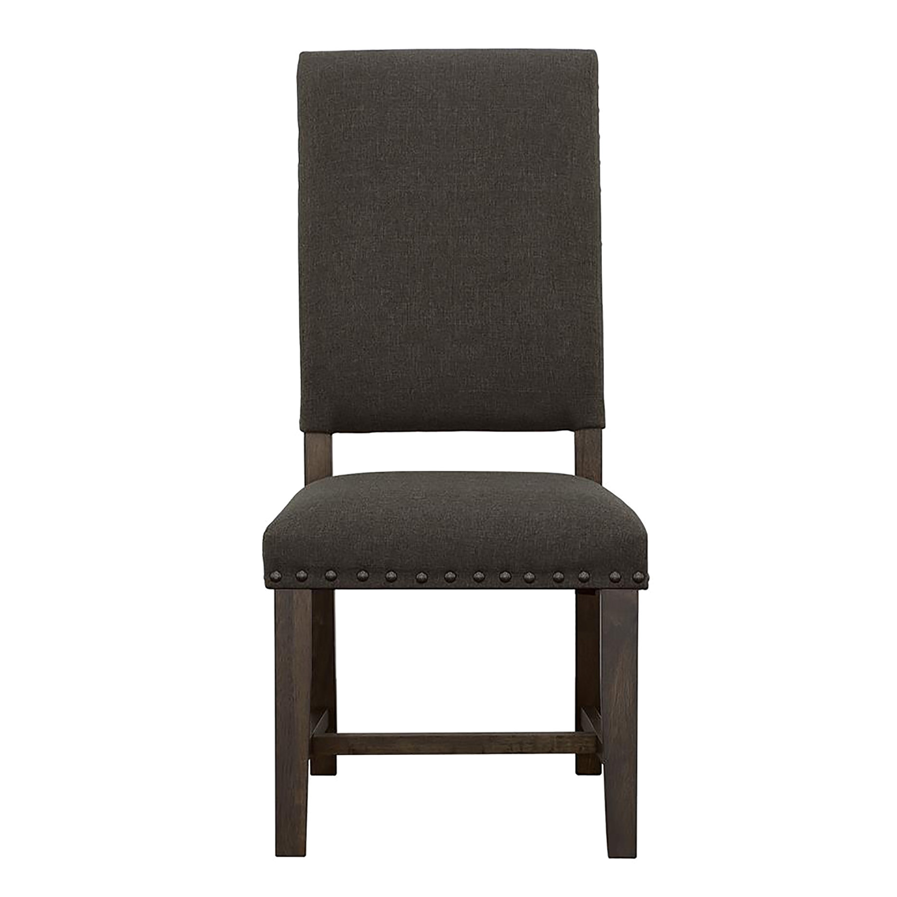 Wildon Home® 2pcs Warm Grey Upholstered Side Chairs - Enhances Room's ...