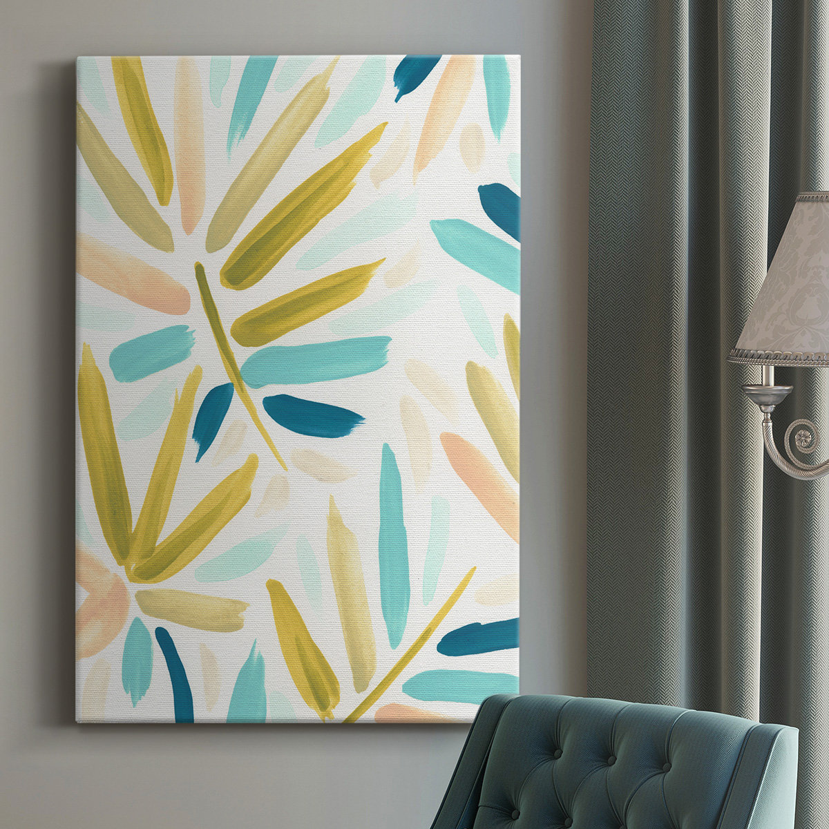 Bay Isle Home™ Calypso Confetti I - Wrapped Canvas Painting | Wayfair