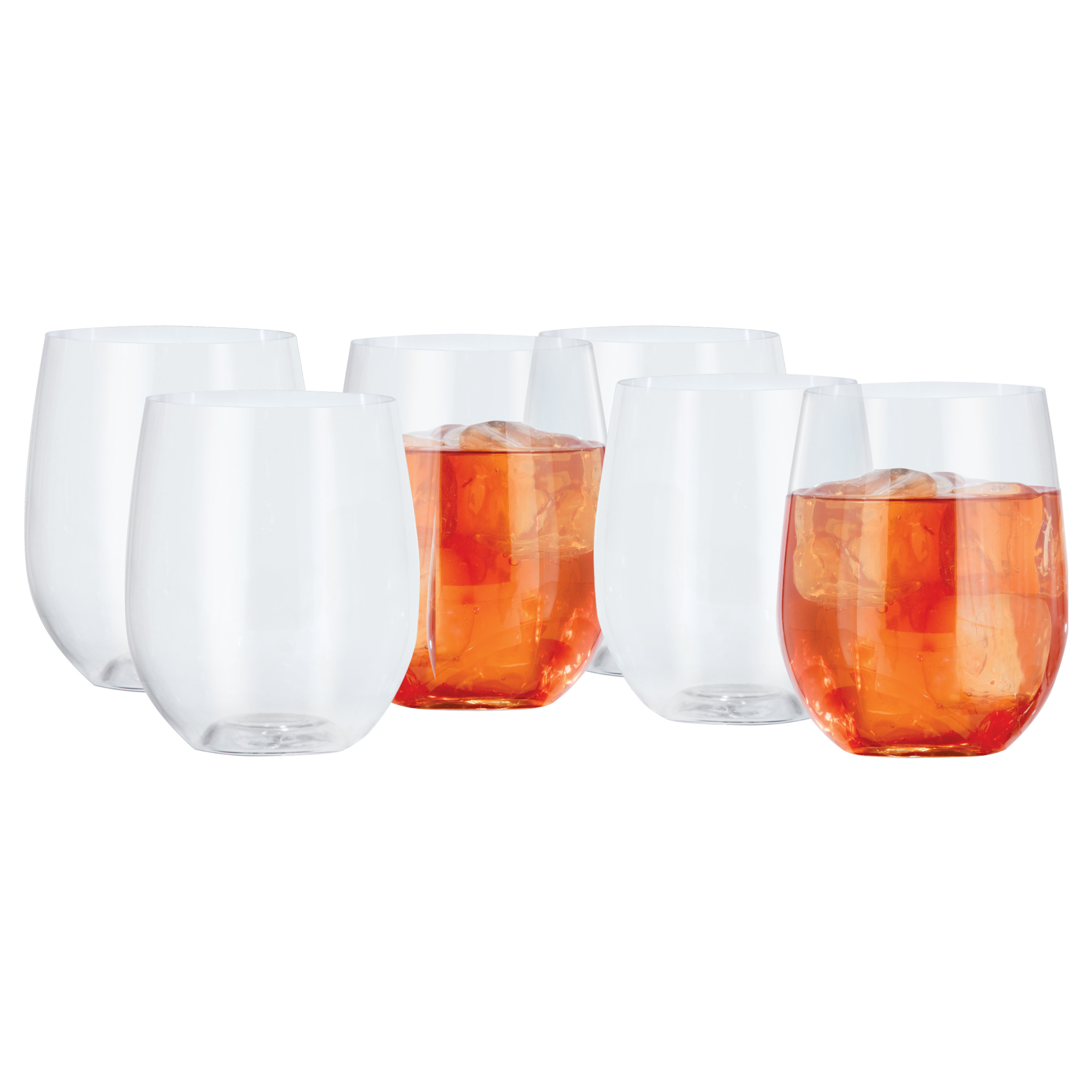 OGGI Barware 12 Oz Shatterproof Tumbler - Set Of 6 & Reviews | Wayfair