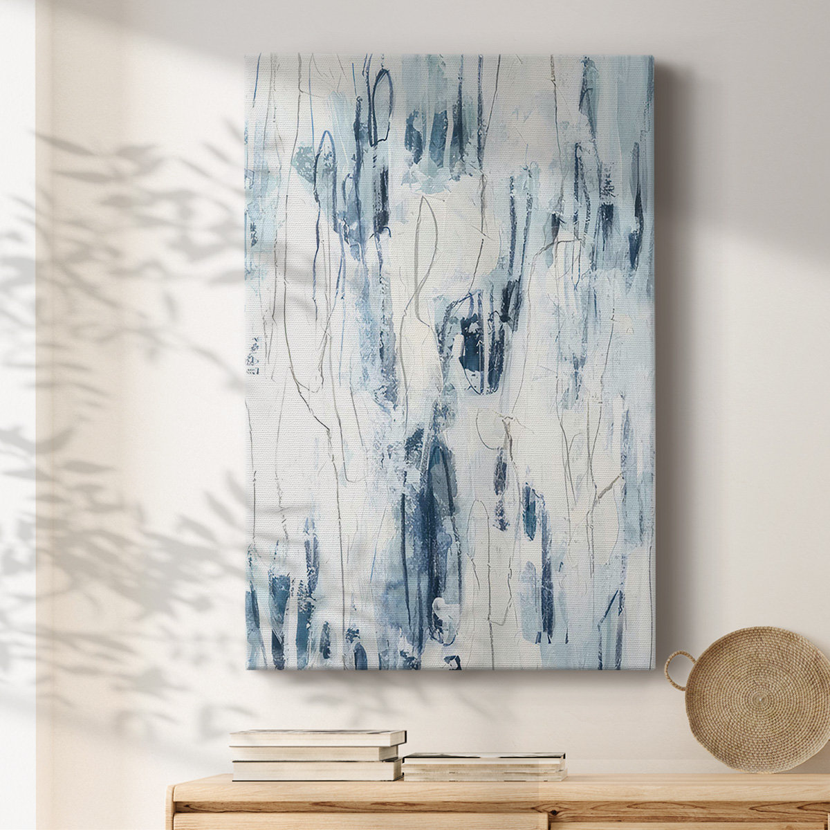 Wrought Studio™ Sea Silk II Framed On Canvas Print | Wayfair