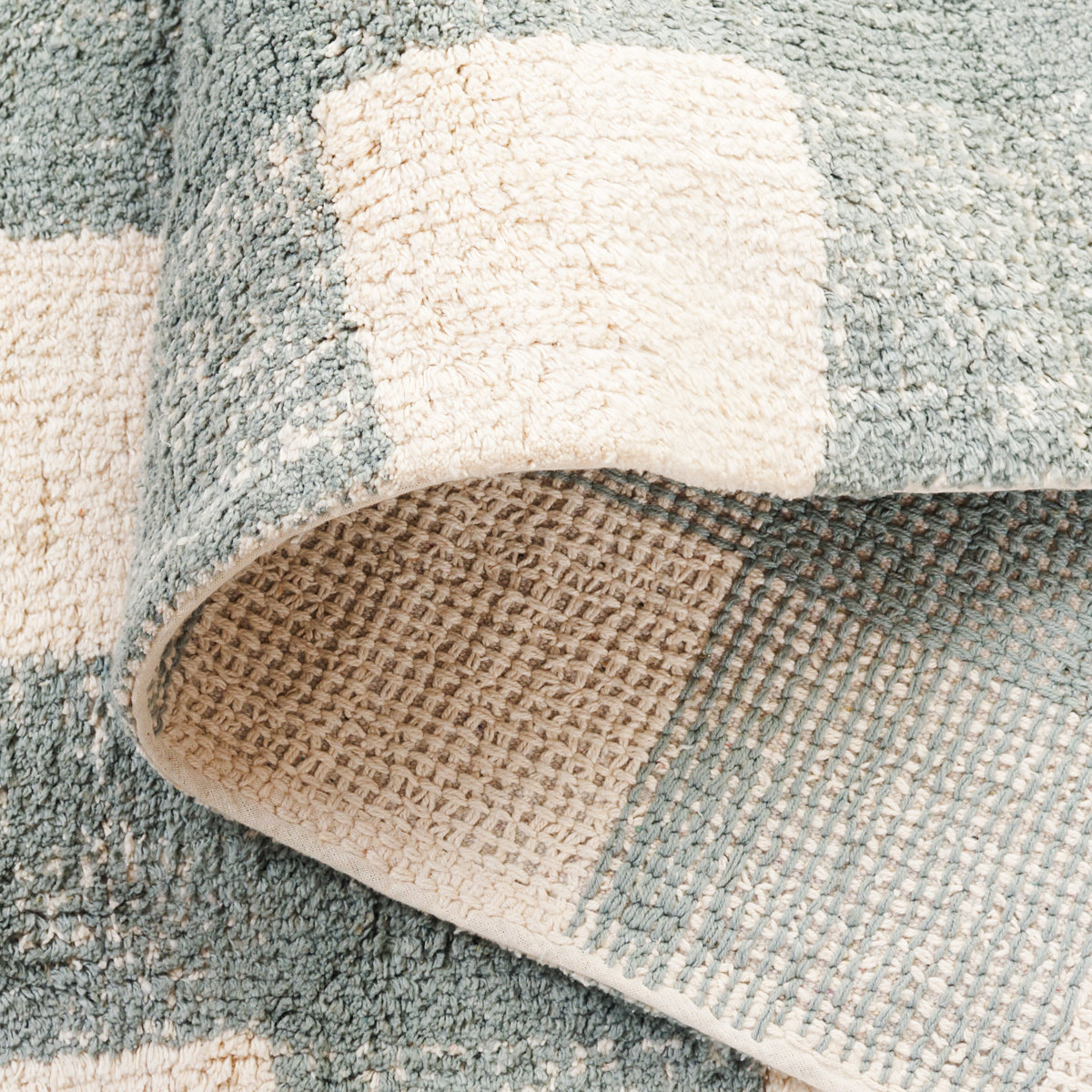 Gracie Oaks Kynlee Hand Woven Recyclyed Cotton Pile Machine Washable ...