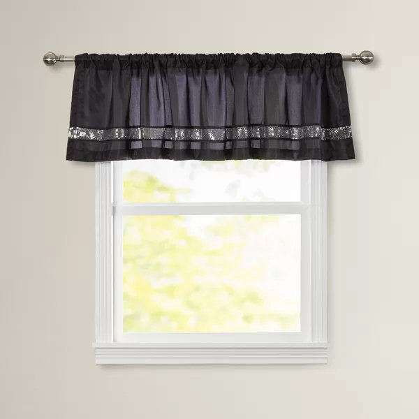 Lush Decor Night Sky 84" Light-Filtering Window Valance & Reviews | Wayfair