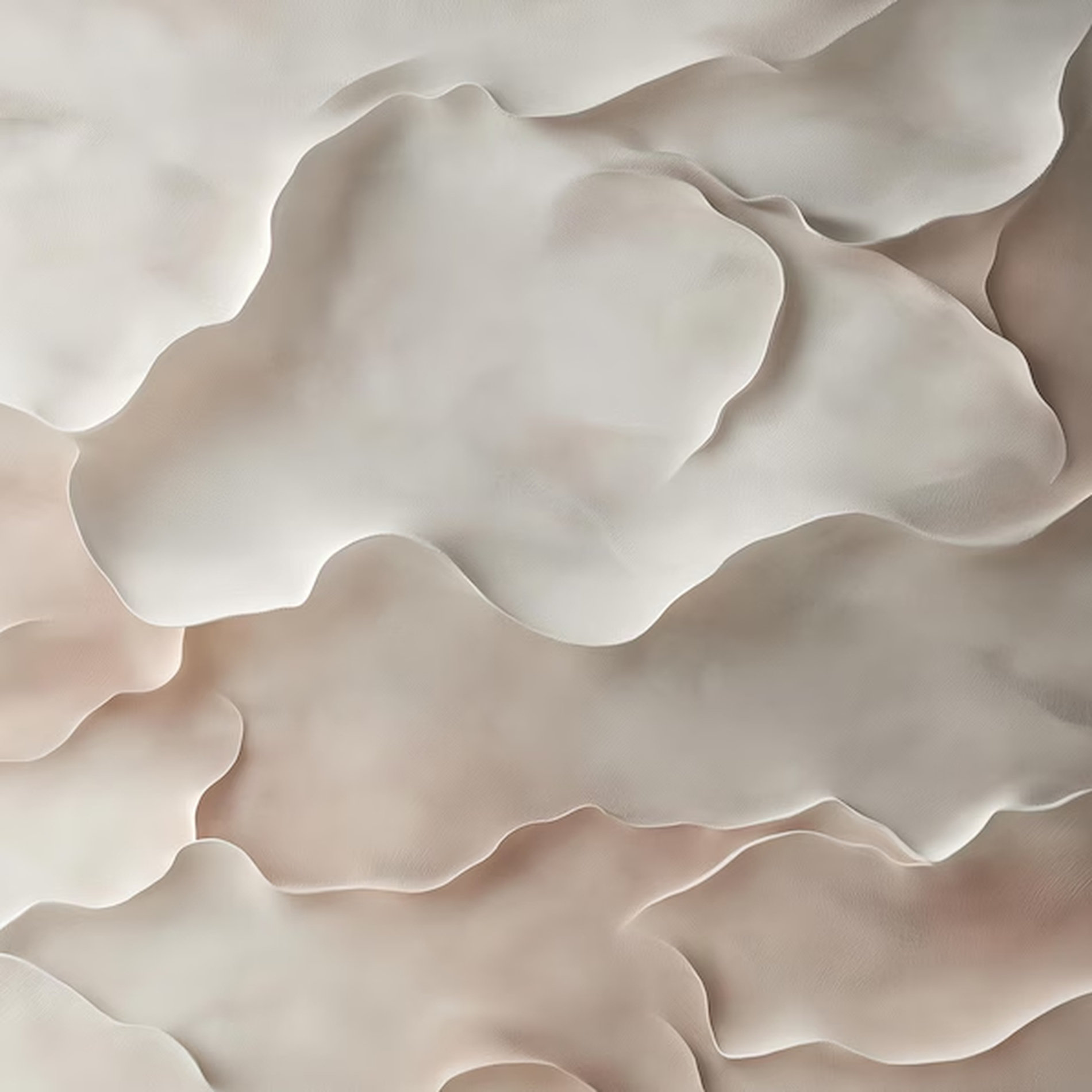 Red Barrel Studio® Modern Abstract Beige Layered Wall Mural Wallpaper ...