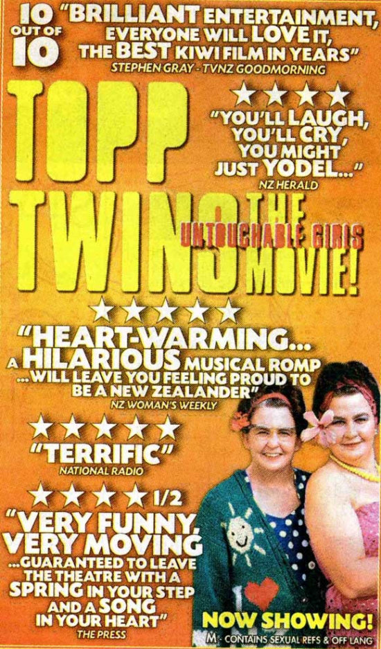 Posterazzi The Topp Twins Untouchable Girls Movie Poster (11 X 17 ...
