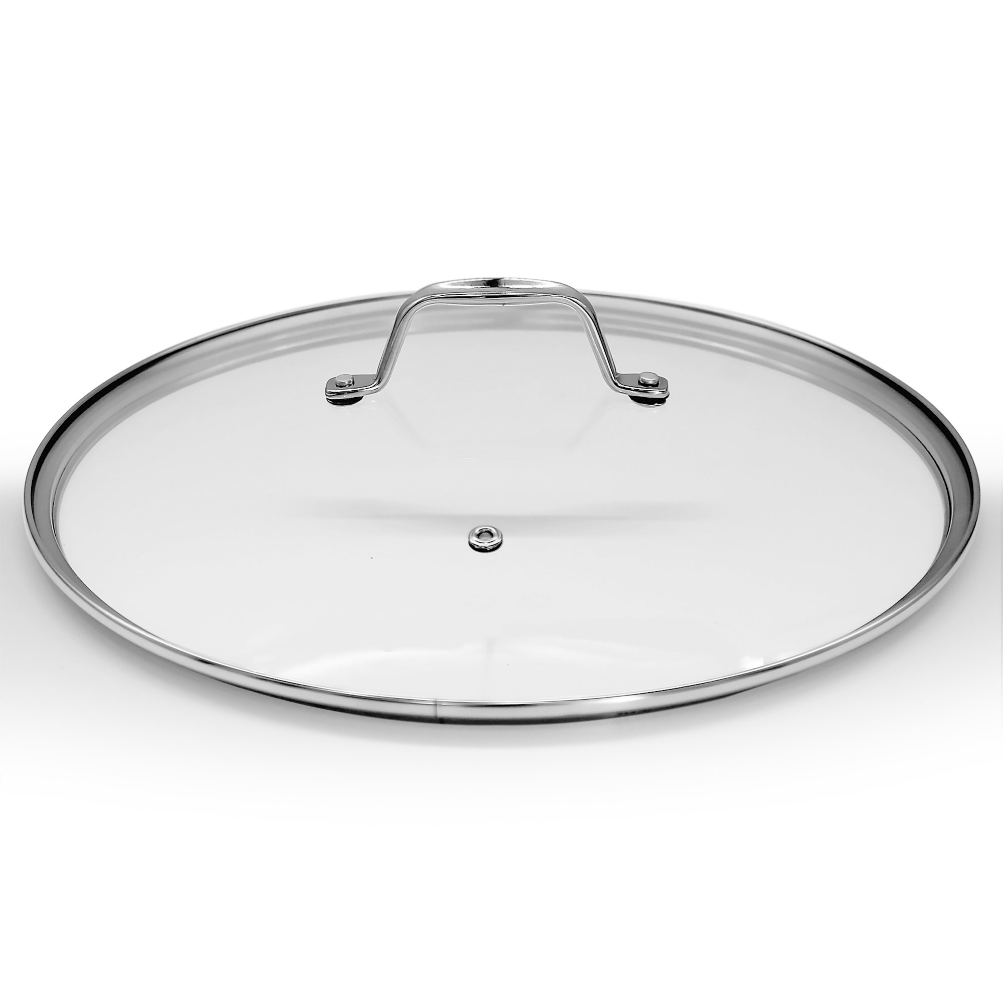 NutriChef Cookware Lids & Covers - See-Through Tempered Glass Lids ...