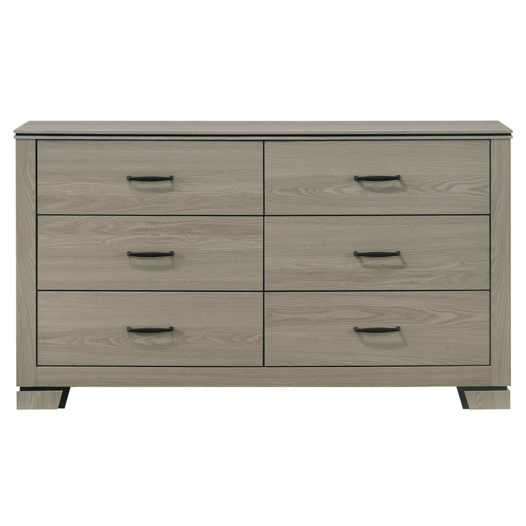 Latitude Run® Modern Sleek Design Six Drawers Storage Dresser 1pc | Wayfair