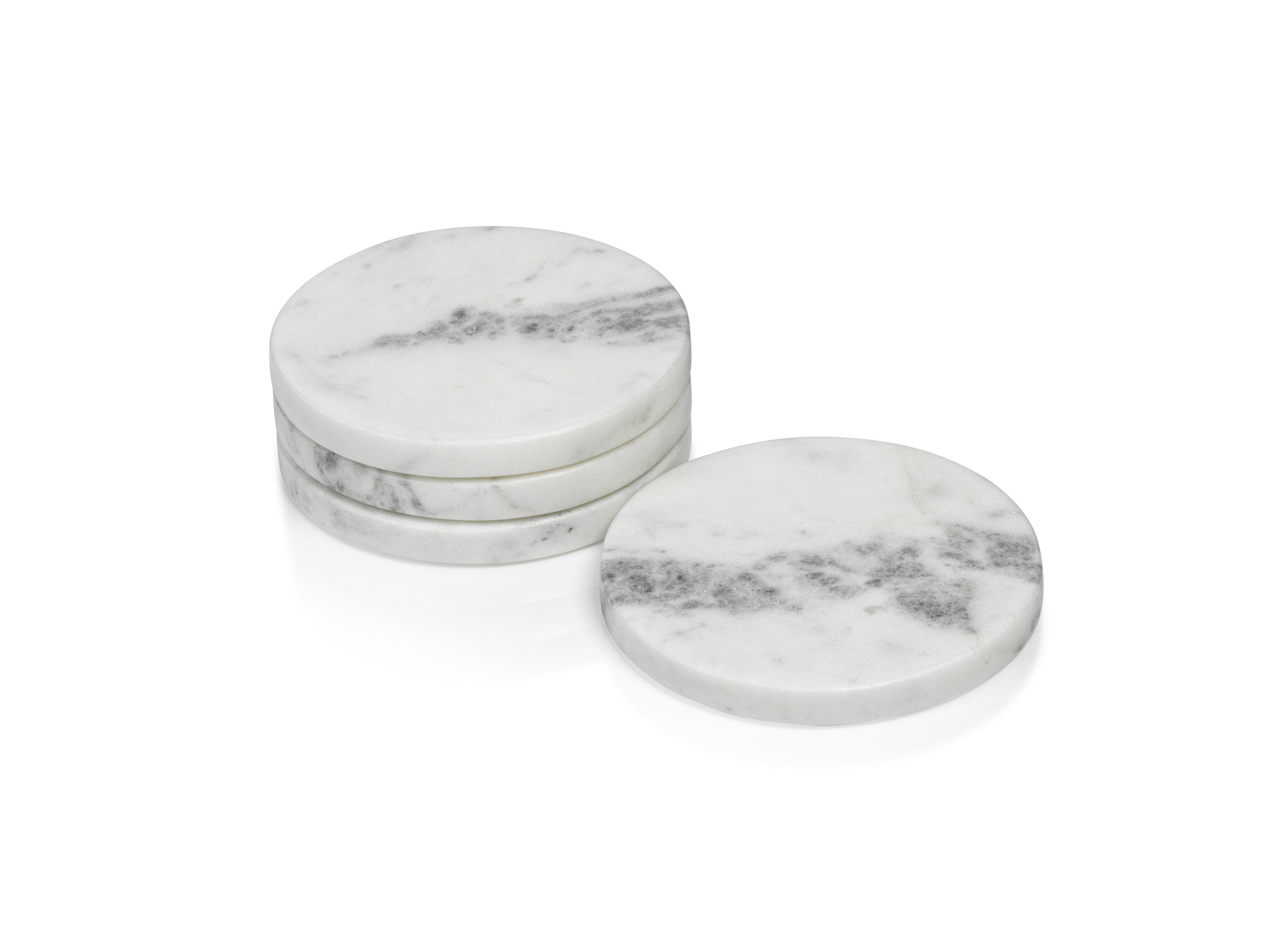 Zodax Saumur Marble Coasters, Set of 8 | Wayfair