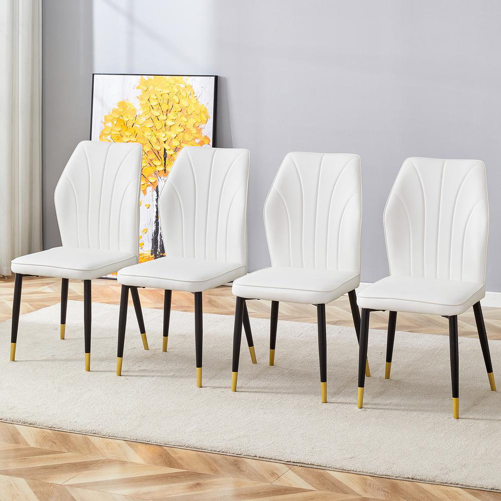 Everly Quinn 4 modern dining chairs | Wayfair