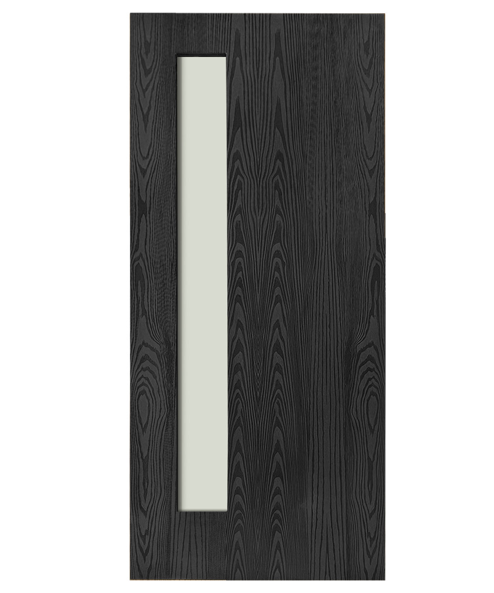 Calhome Modern Exterior Fiberglass Front Entry Door Slab with Clear ...