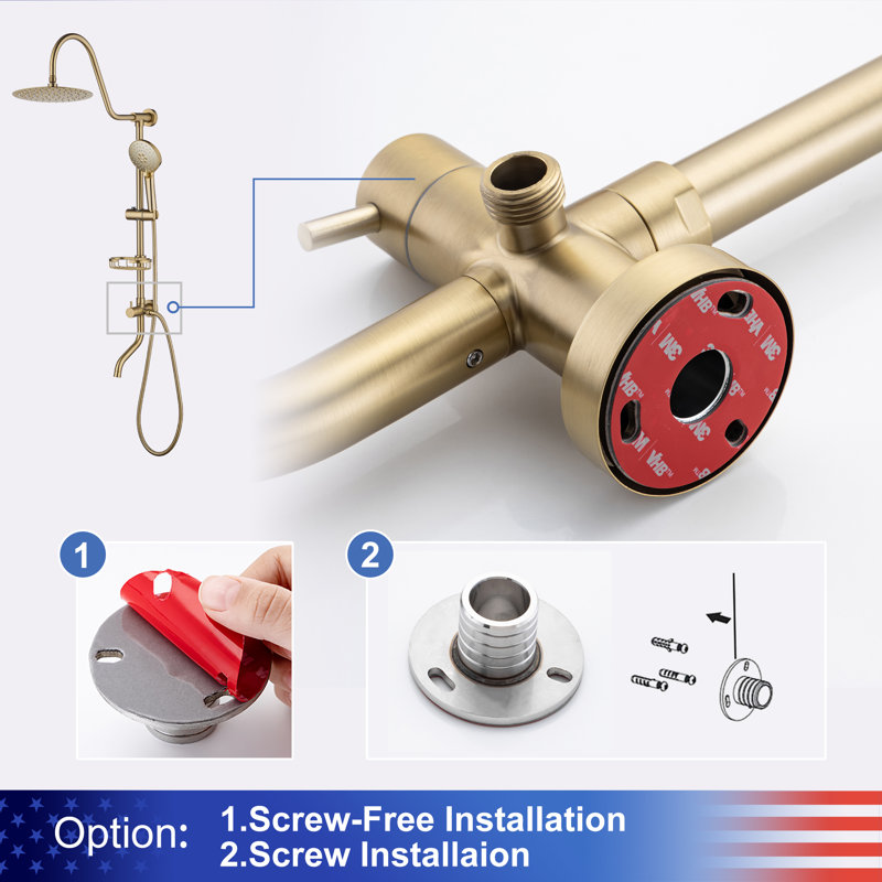 Rainlex Complete Shower System & Reviews | Wayfair