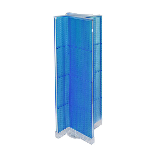 Azar Displays Pinwheel Pegboard Floor Display on Revolving Base ...
