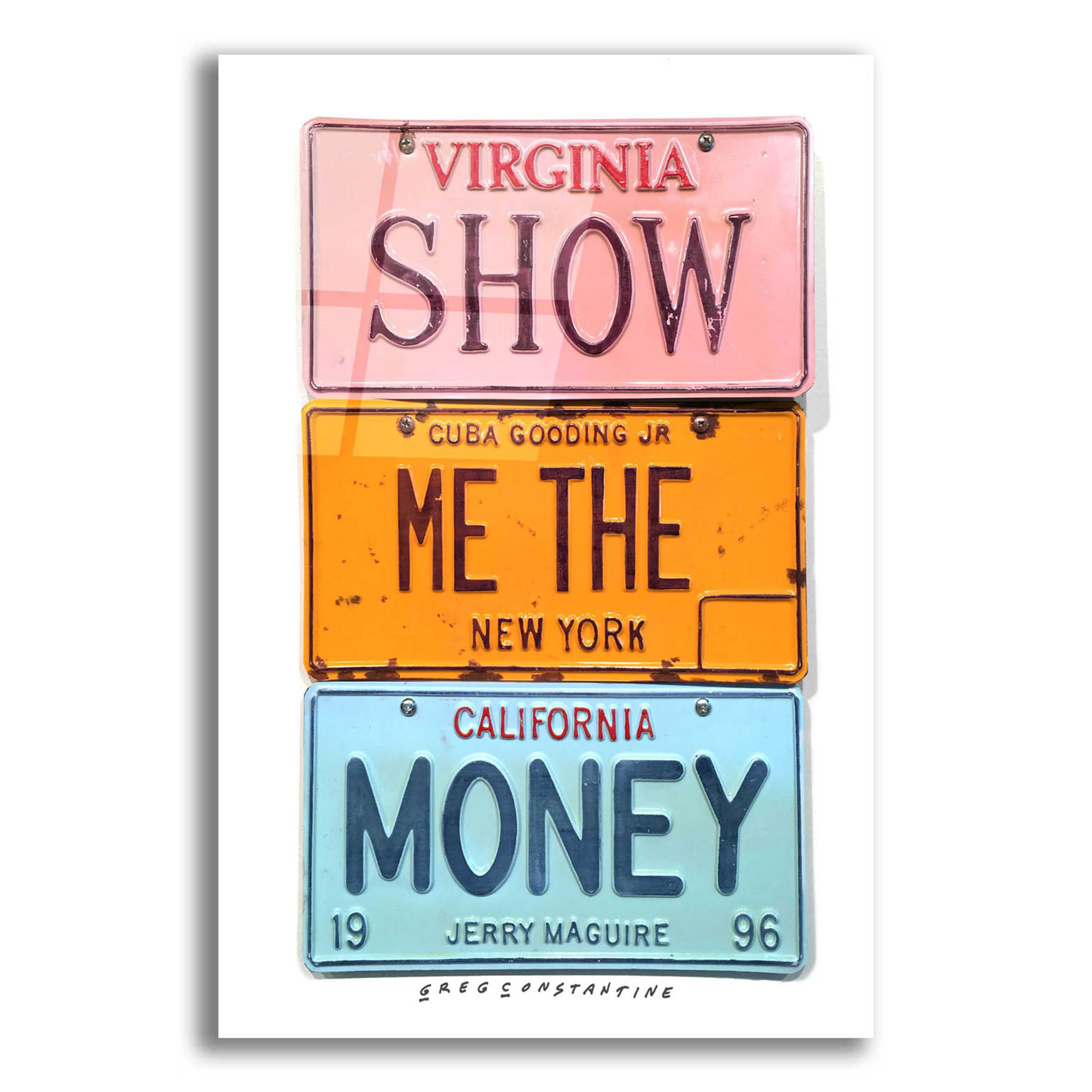 Trinx Gooding Jr Money On Plastic/Acrylic by Gregory Constantine Print ...