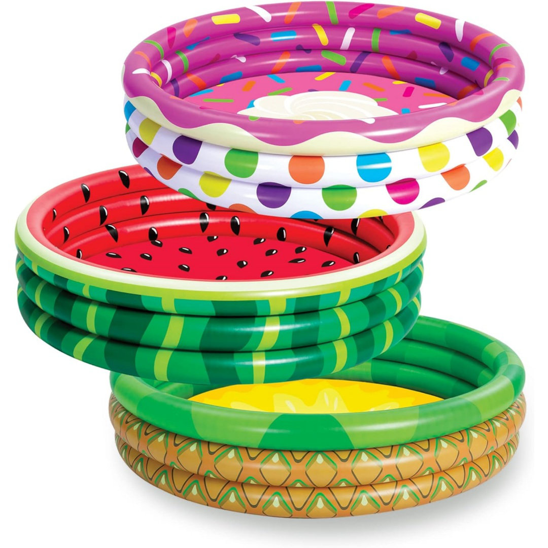 DESIGN SHOP BY SHELL 3 Pack 45" X 10" Inflatable Kiddie Pools ...