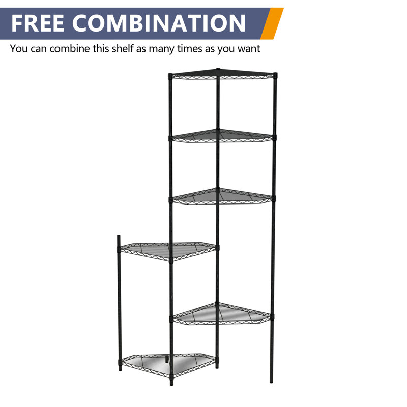 Rebrilliant Librun 20'' W Height -Adjustable Shelving Unit | Wayfair