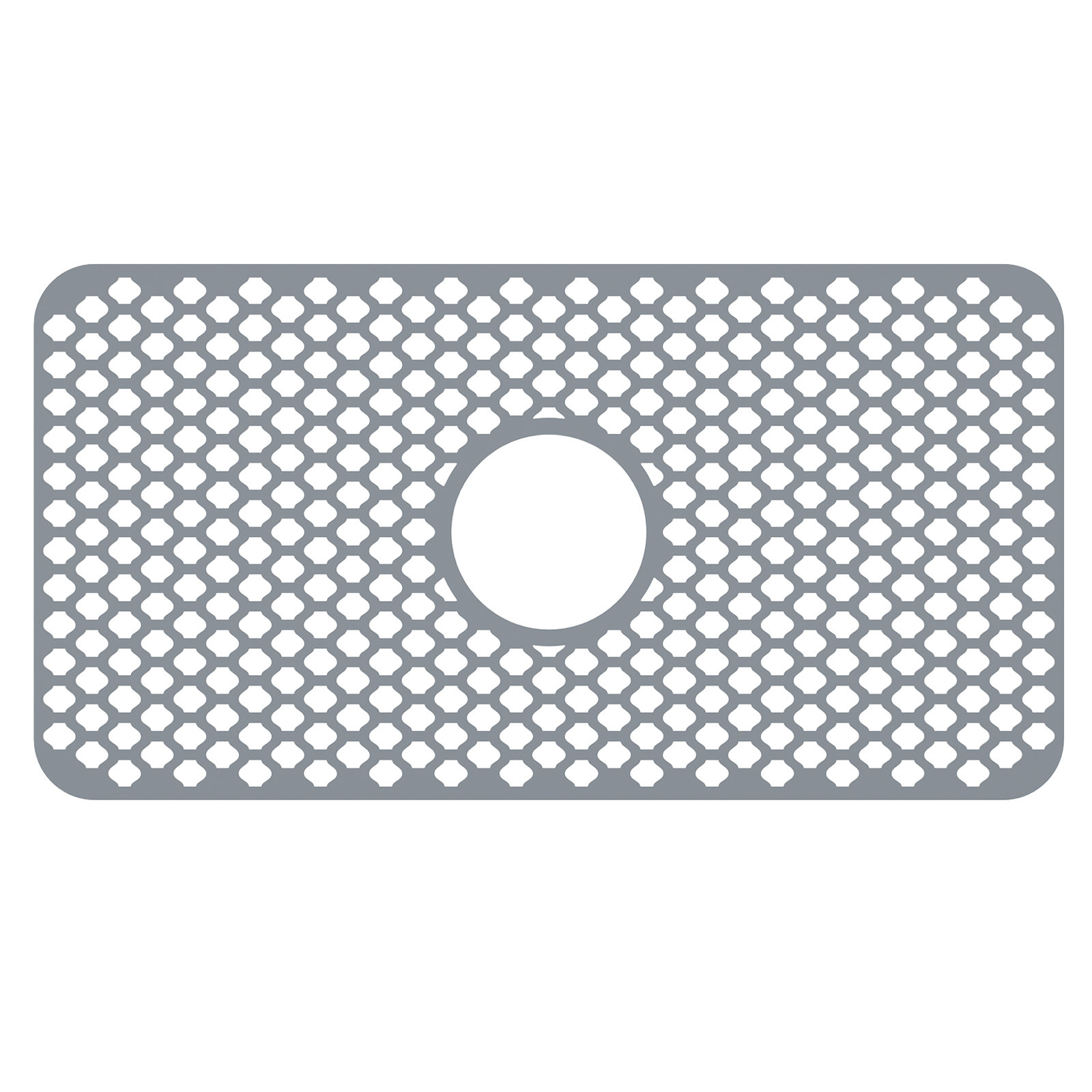 Sarlai Silicone Grid 25 in. x 13 in. Non-Slip Silicone Bottom Grid Sink ...