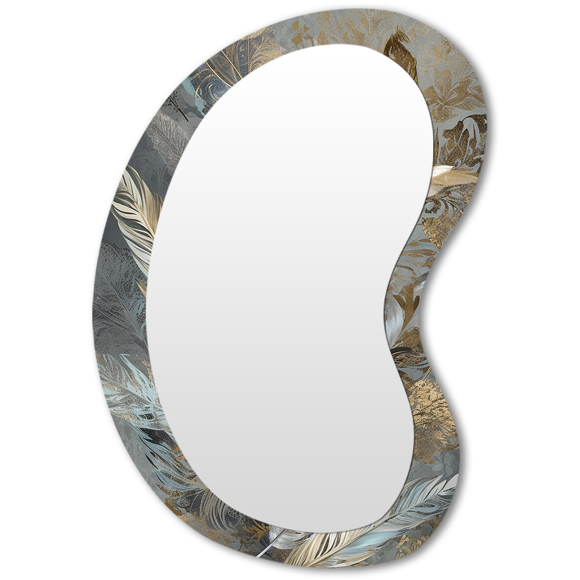 Ivy Bronx Everliegh Gold Feather Extravaganza V - Glam Feather ...