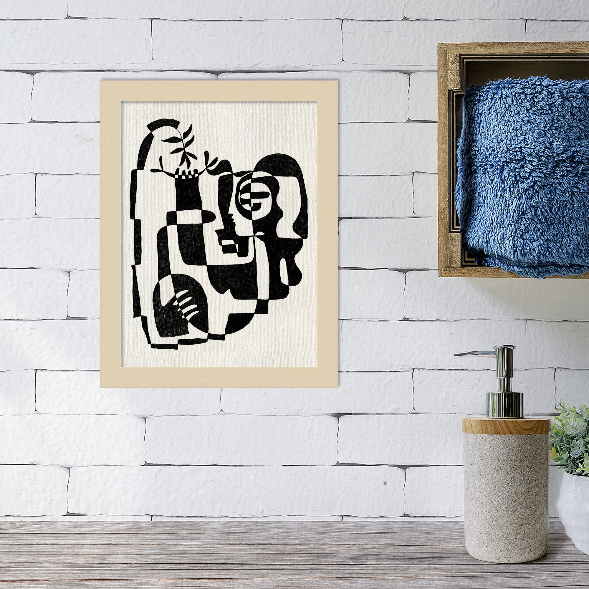 George Oliver Blissful By Shatha Al Dafai Framed Art Print | Wayfair