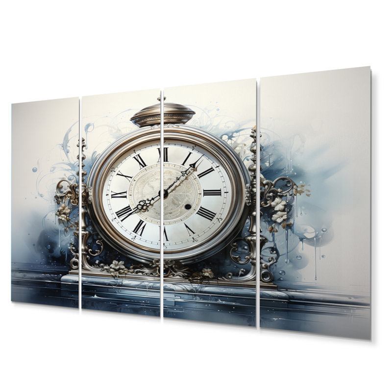 Design Art Clock Timeless Reflections - Fashion Metal Wall Art Prints ...