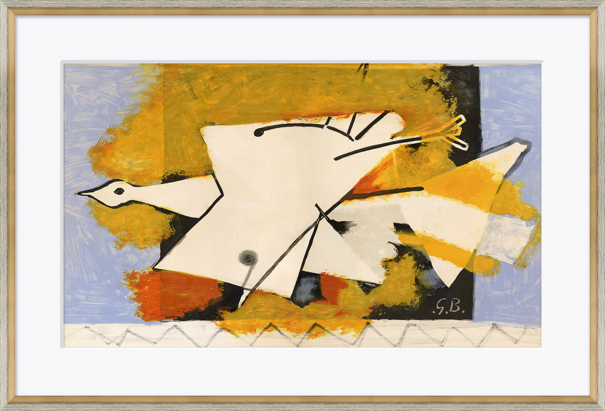 Soicher Marin Peace Sign - Picture Framed Painting on Paper - Wayfair ...