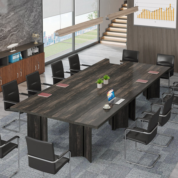 Millwood Pines Rectangular Conference Table, Modular Meeting Table ...