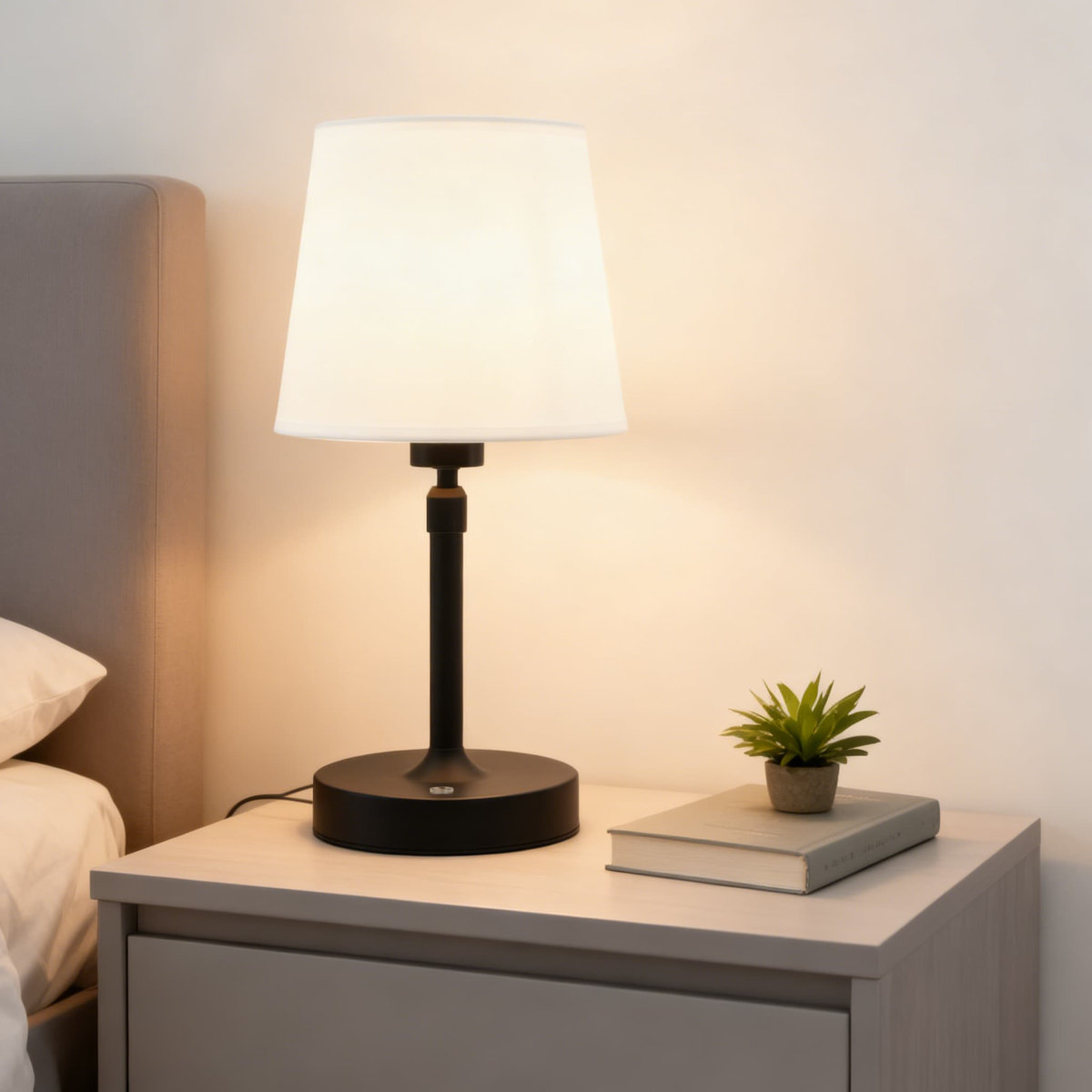 Everly Quinn Rechargeable Table Lamp With Stepless Dimming, 5200Mah ...