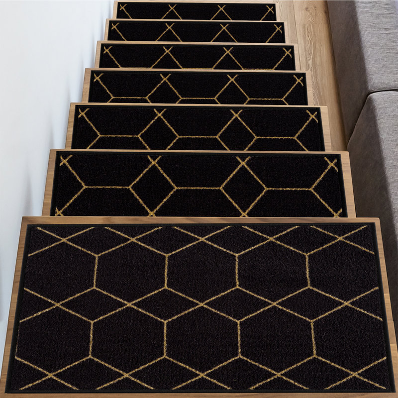 hexagon pattern carpet