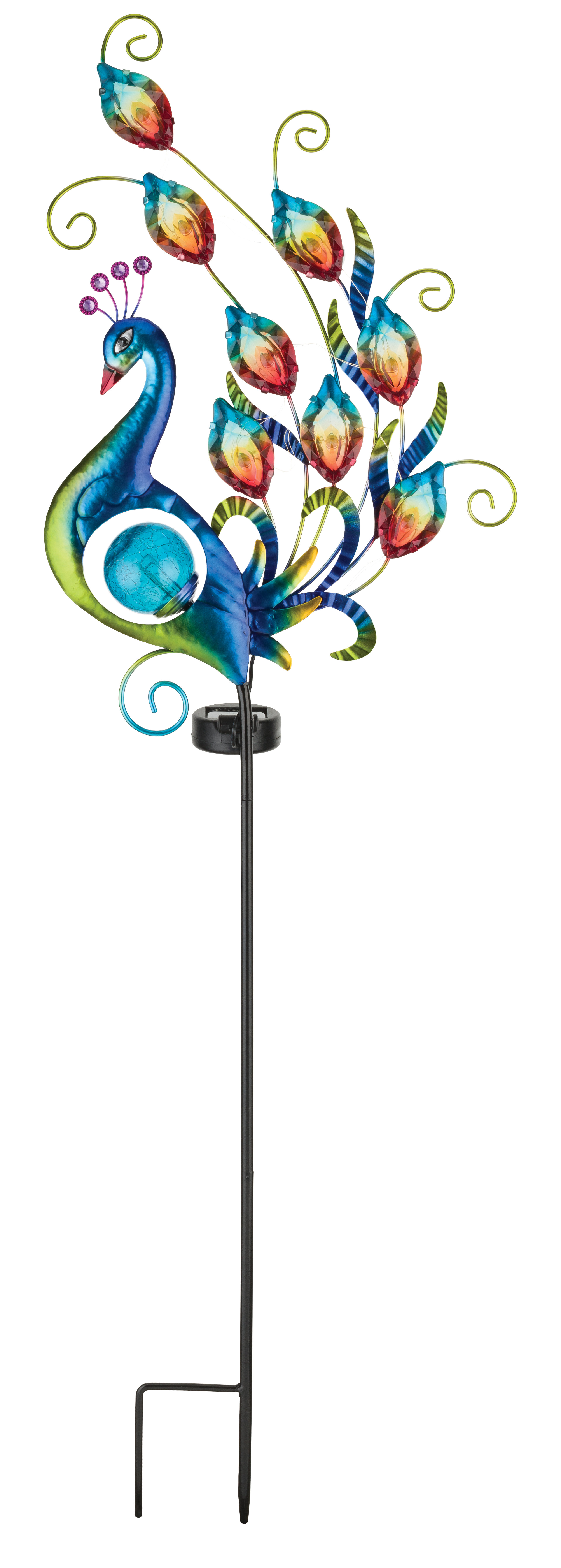 Regal Art & Gift Peacock Solar Stake - Up - Wayfair Canada