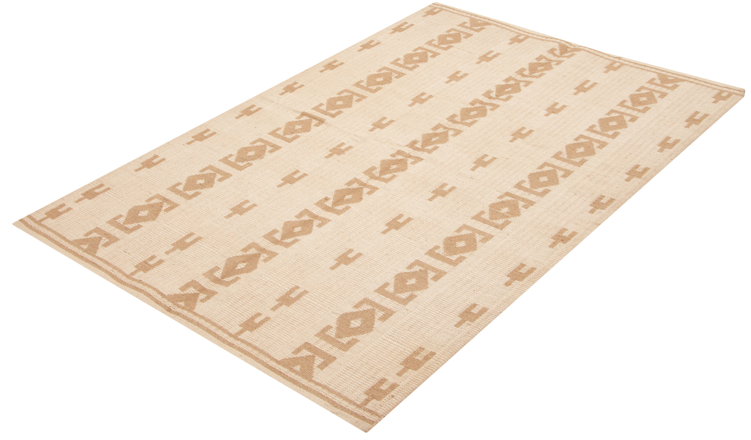 Foundry Select Palas Denizli Cream Kilim 5''4" X 8''2" | Wayfair
