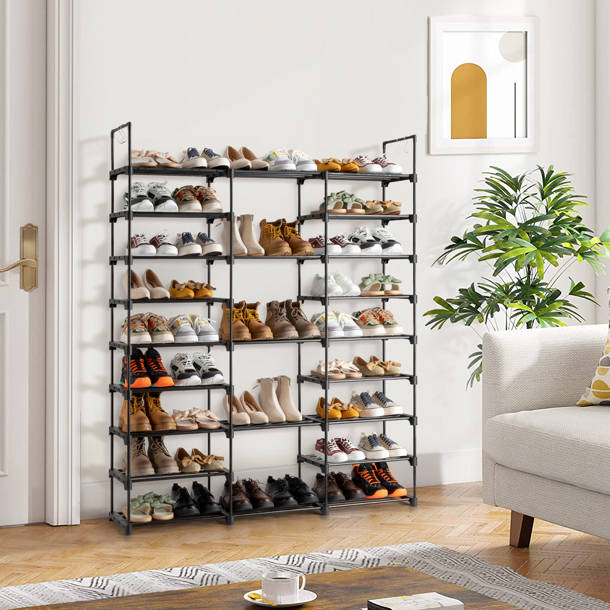 Rebrilliant 40 Pair Stackable Shoe Rack & Reviews | Wayfair