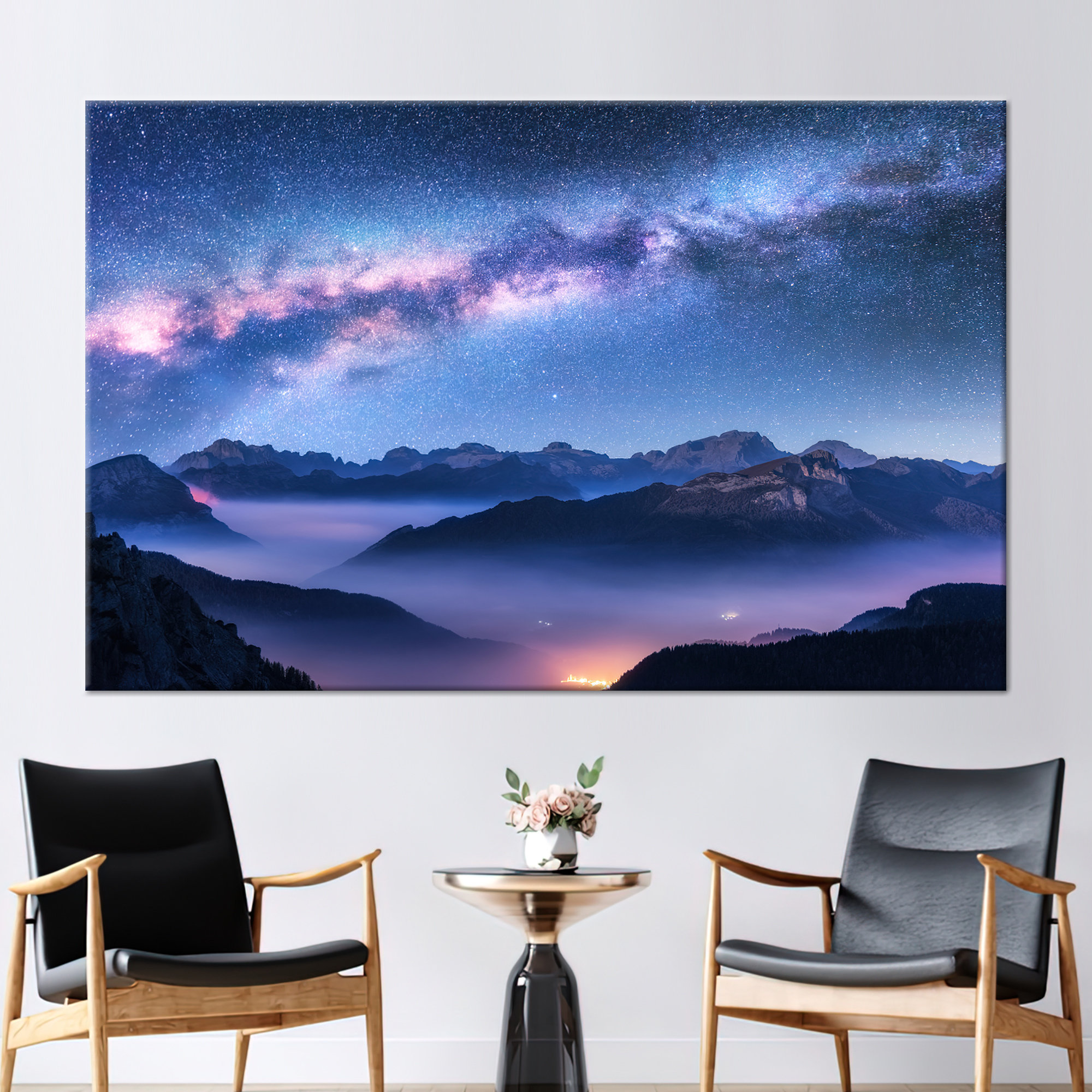 Millwood Pines Space Printed, Above Clouds Wall Decor, Sky Canvas, Above The Clouds Canvas ...