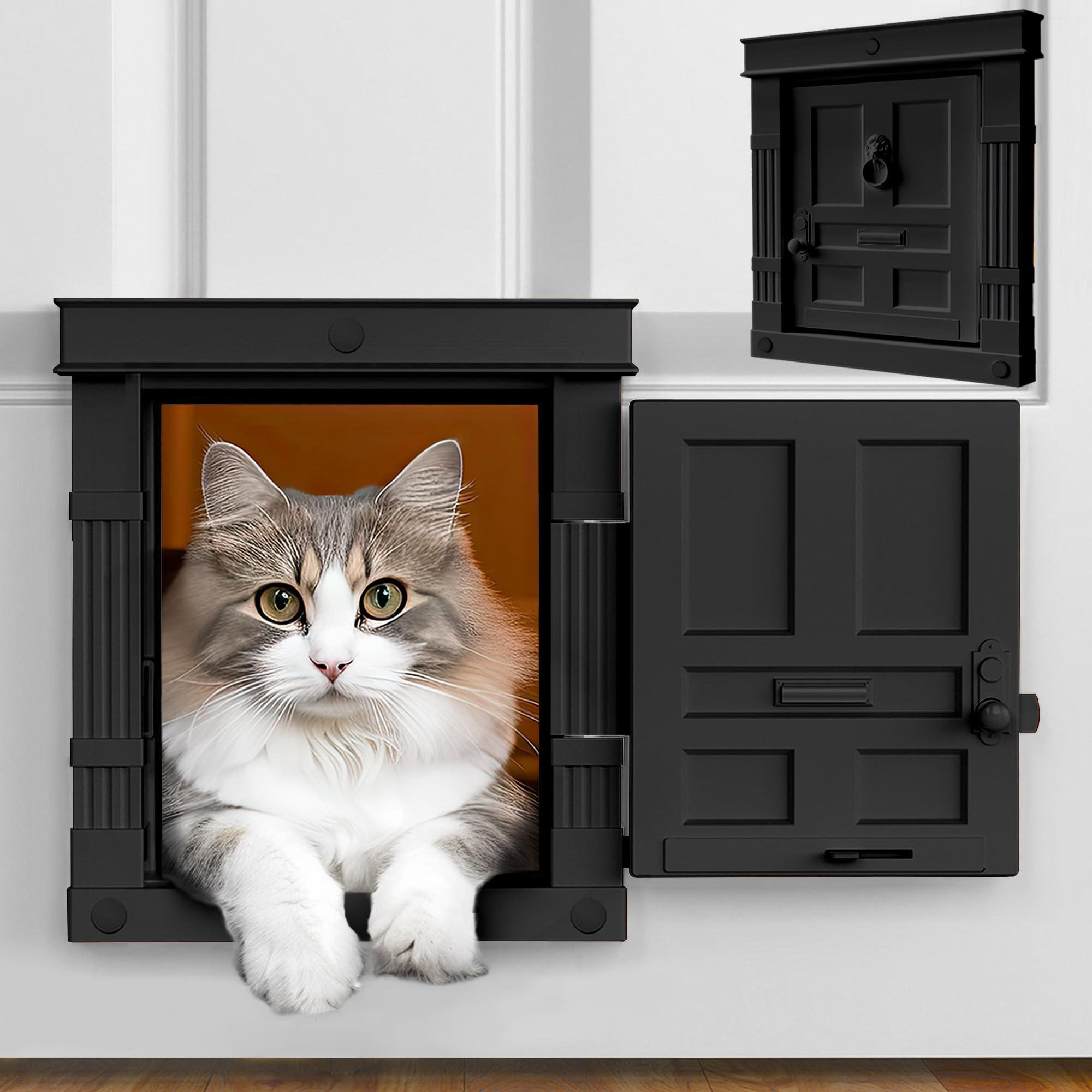 BBCPC Interior Cat Door - Spacious, Flap-Free Design for Cats Up to 20 ...