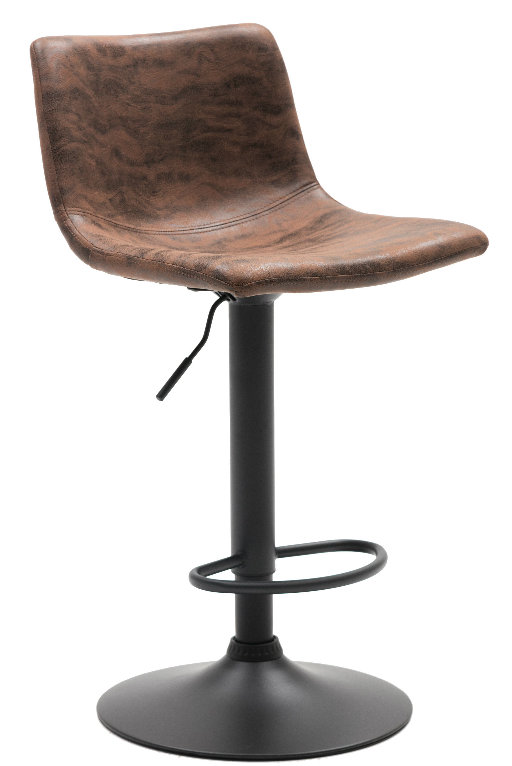 Foundry Select Emmi Swivel Adjustable Height Bar Stool & Reviews ...