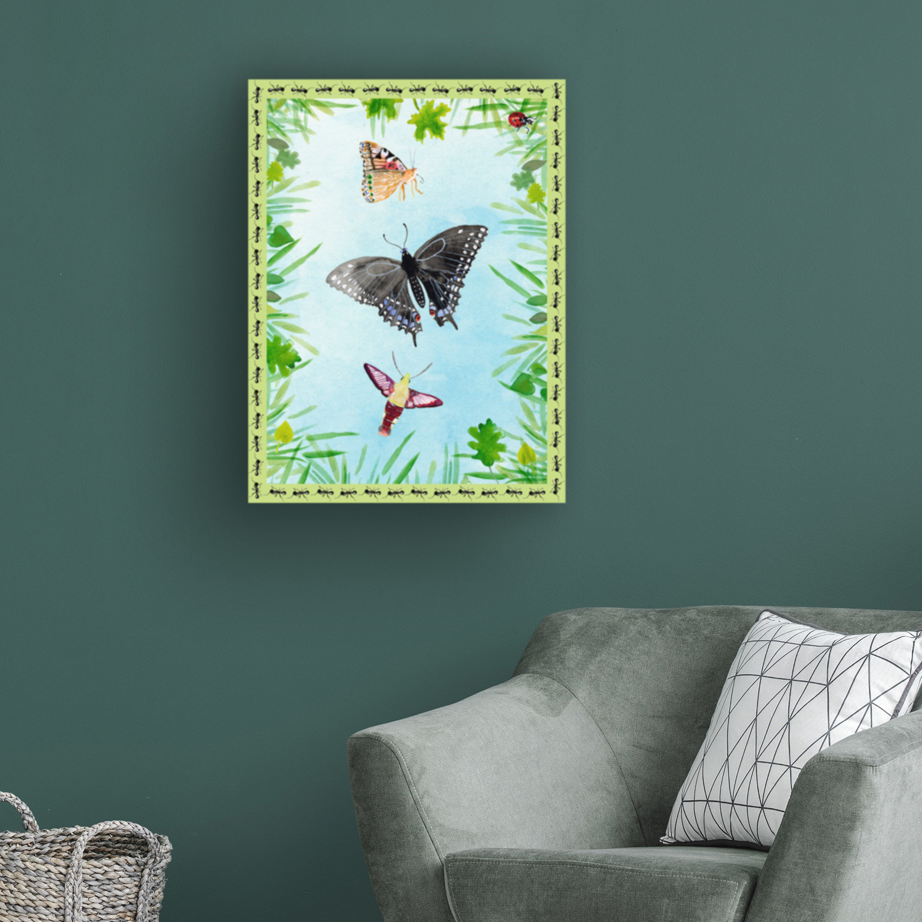 August Grove® Bug Collector II by Alicia Ludwig - Wrapped Canvas ...