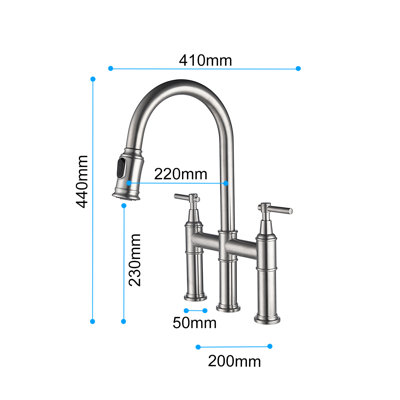 Dilon Pull Down Kitchen Faucet & Reviews | Wayfair