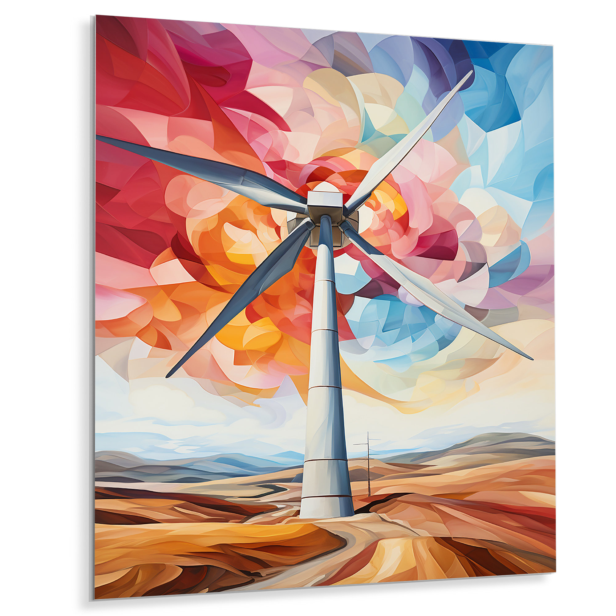 Red Barrel Studio® Fractal Wind Turbines Modern Energy - Wind Turbines ...