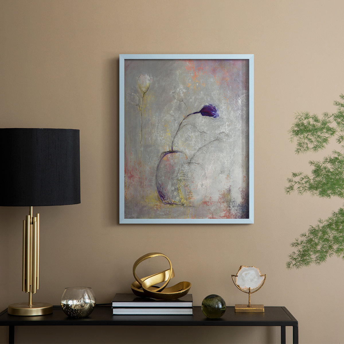 Ivy Bronx Bud Framed Print - Solid Wood | Wayfair