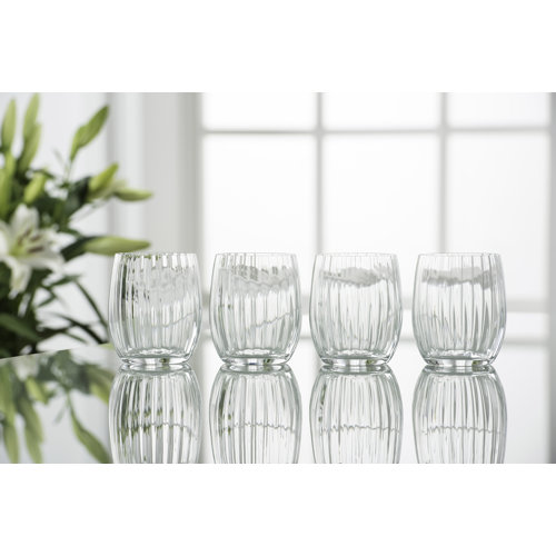 Galway Crystal Erne 4 - Piece 10.5oz. Crystal Drinking Glass Glassware ...