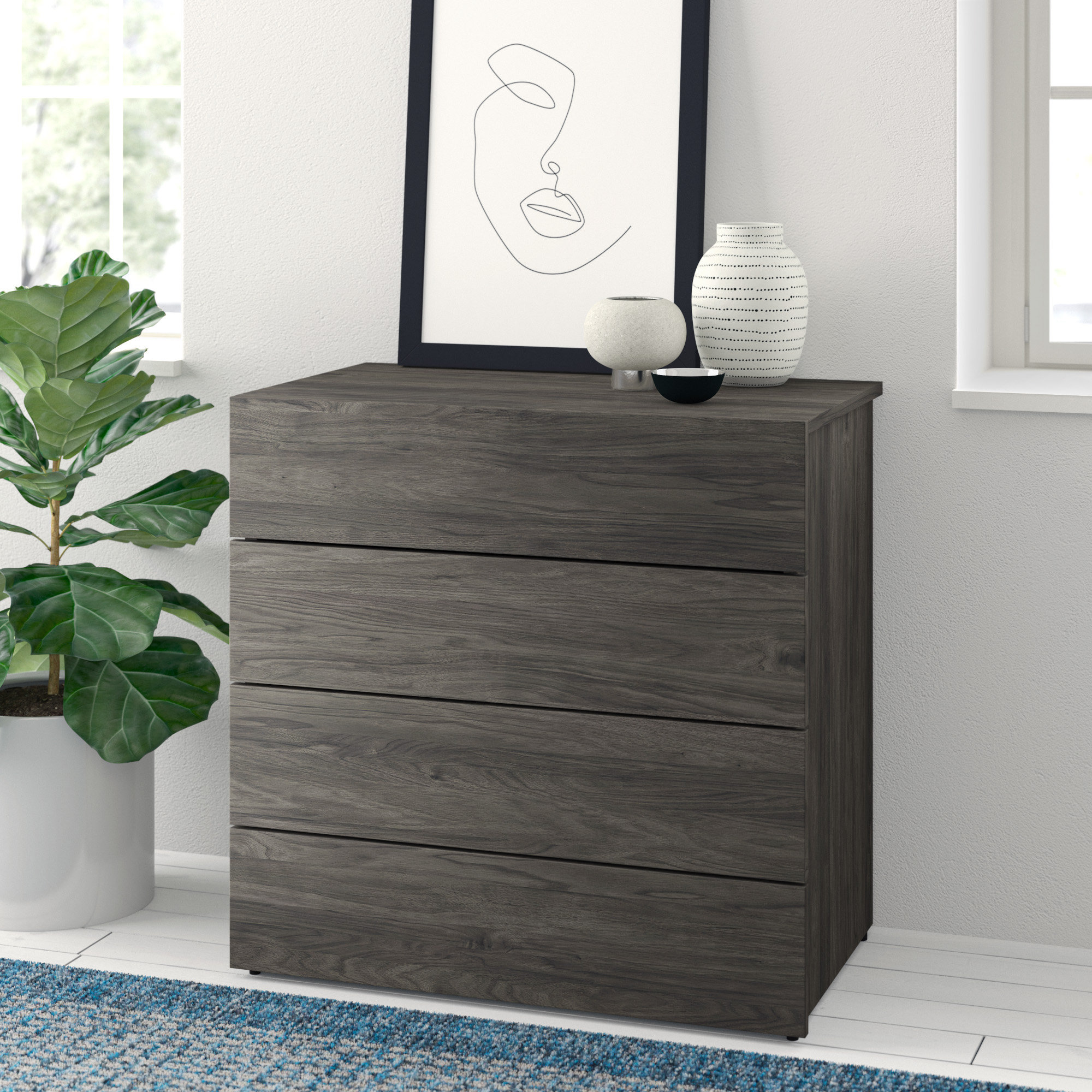 Viv + Rae™ Fernon 4 Drawer Chest & Reviews | Wayfair