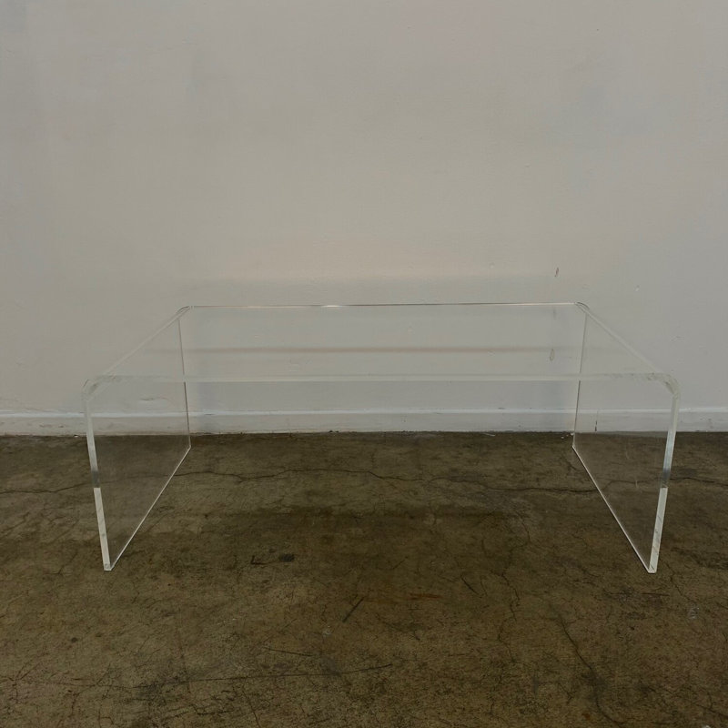 George Oliver Kemoring Nikisa Acrylic Picaboo Coffee Table | Wayfair