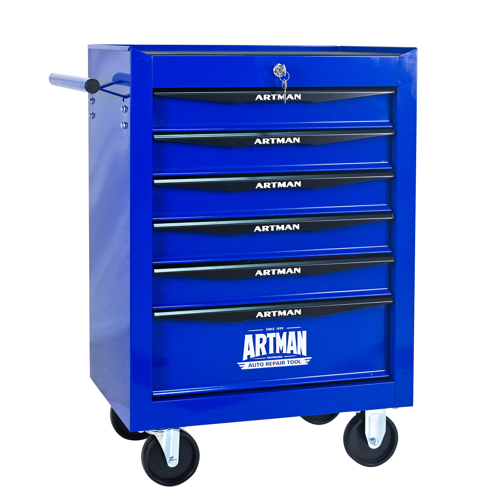 17 Stories Rolling Metal Tool Chest with 6 Drawers, 20" 6-Drawer Tool ...