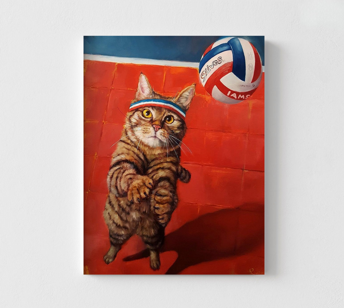 WeFrameArt The Setter By Lucia Heffernan, Volleyball Stuff Poster Print ...