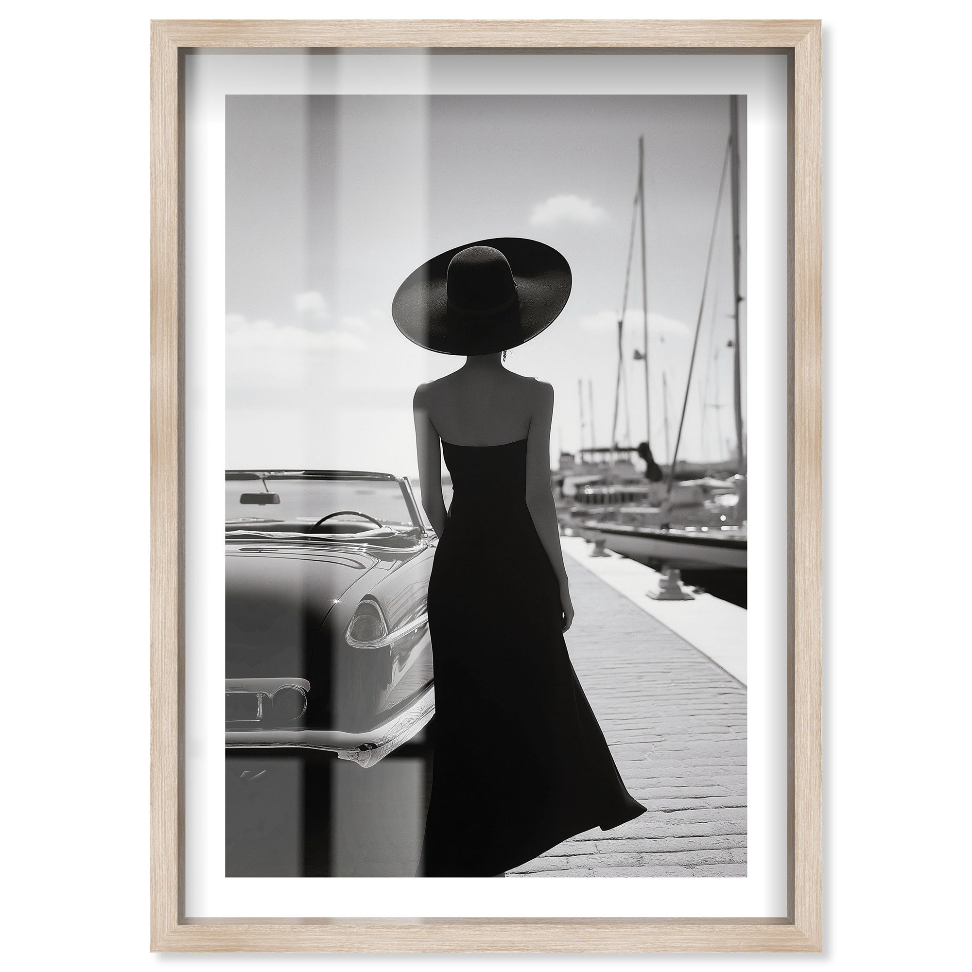Notori Art Monochrome Muse Shadowbox Print Fashion Art Prints by ...