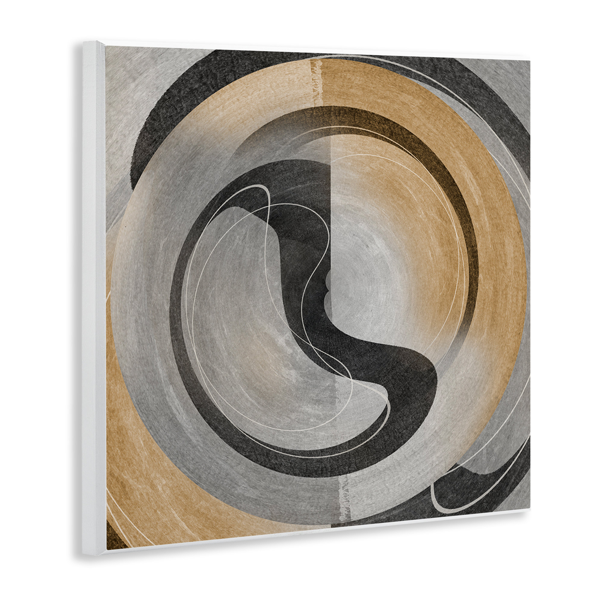 Highland Dunes Centric Circular Swoop Wall Plaque Art by Noah Bay | Wayfair