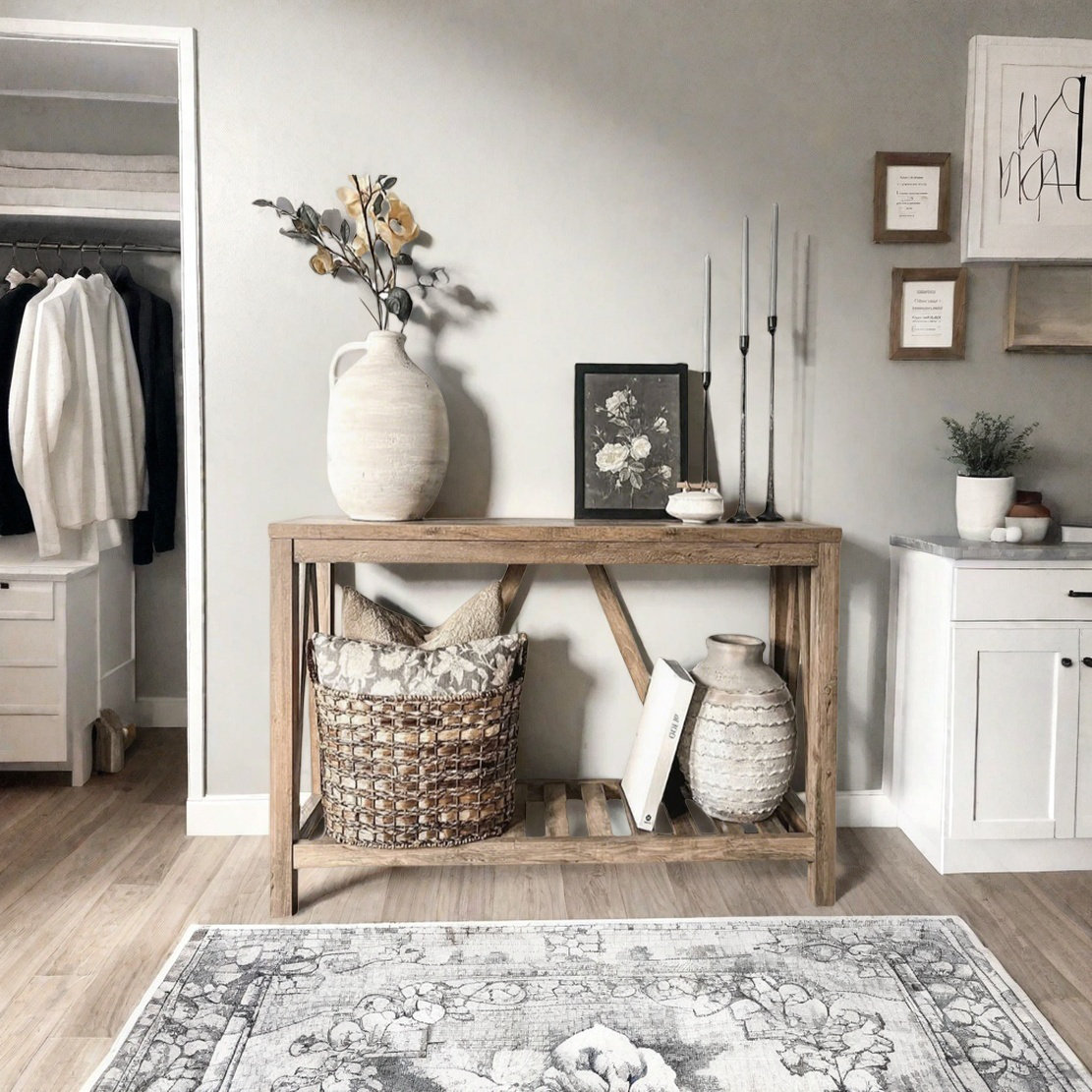 Gracie Oaks Rural Retro Console Table | Wayfair