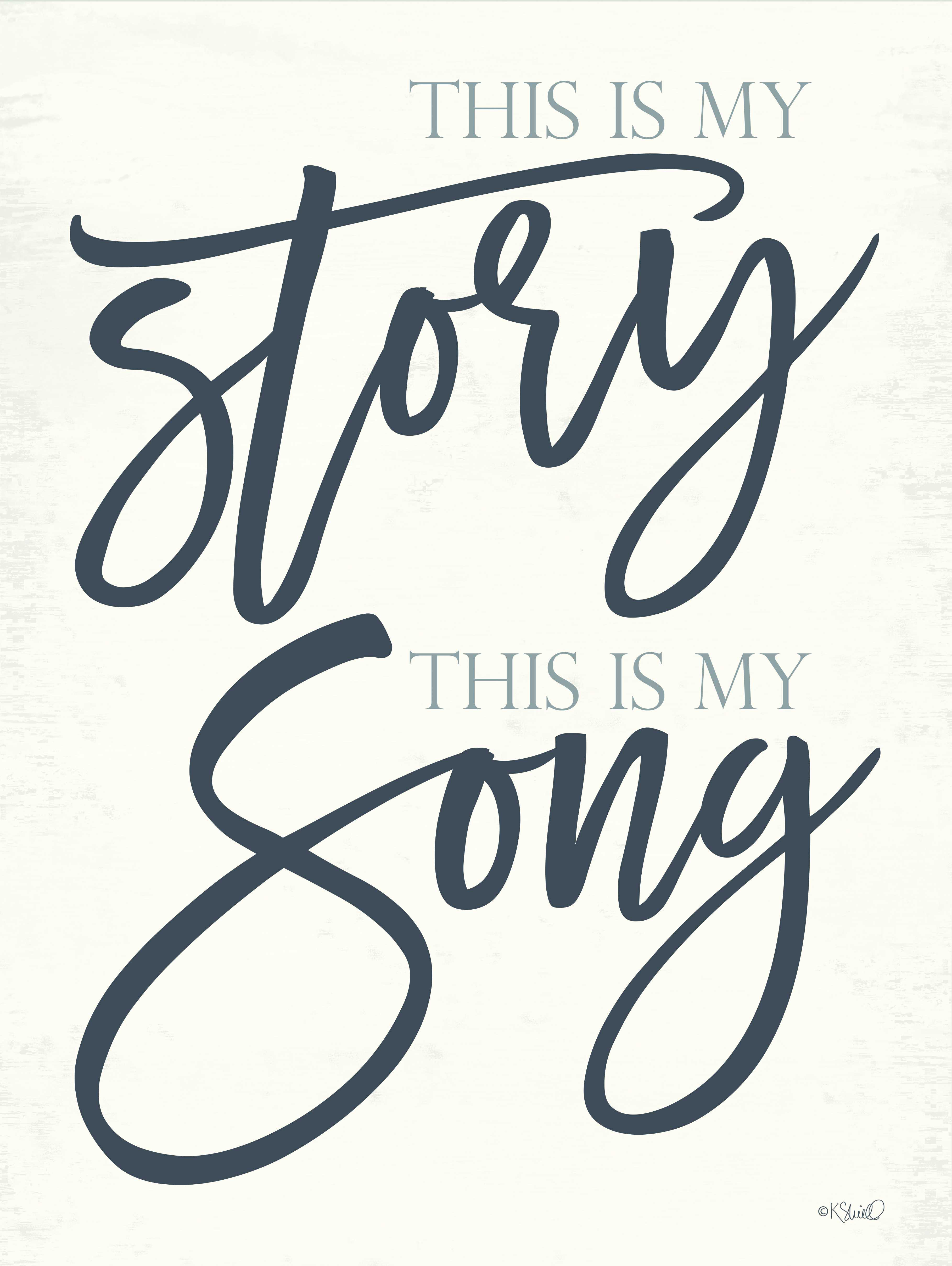 Trinx This is My Story - Wrapped Canvas Textual Art | Wayfair