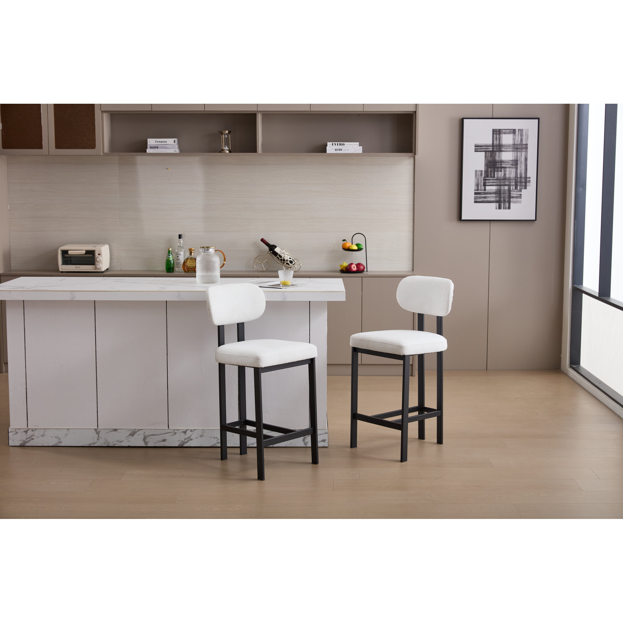 Corrigan Studio® Comfortable Foam Fabric Modern Design For Kitchen ...